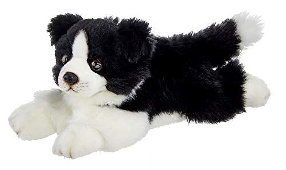 Bearington Collection Shep Plush Border Collie, Realistic Stuffed ...