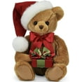 Bearington Plush Holiday Holden Presents, 15 Inch Santa Teddy Bear ...