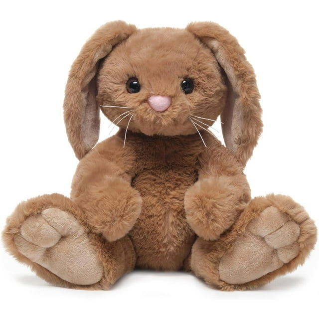 Bearington Lil' Bubba The Stuffed Rabbit, 10.5 Inch Brown Bunny Stuffed ...