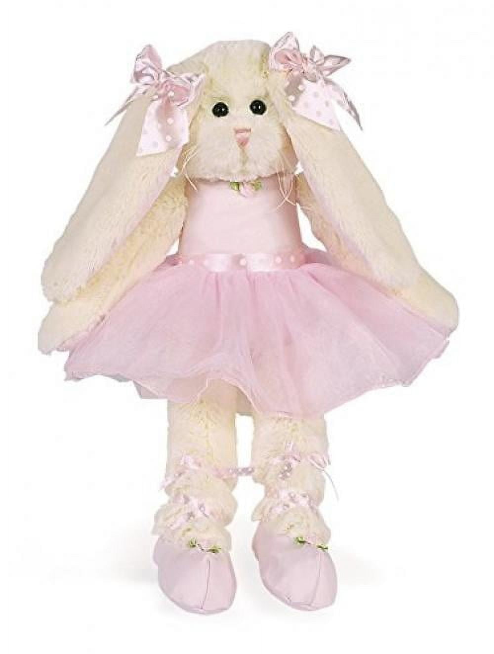 Bearington Easter Soft Rabbit Plushie - Lil' Bunny Ballerina 15 Inch ...