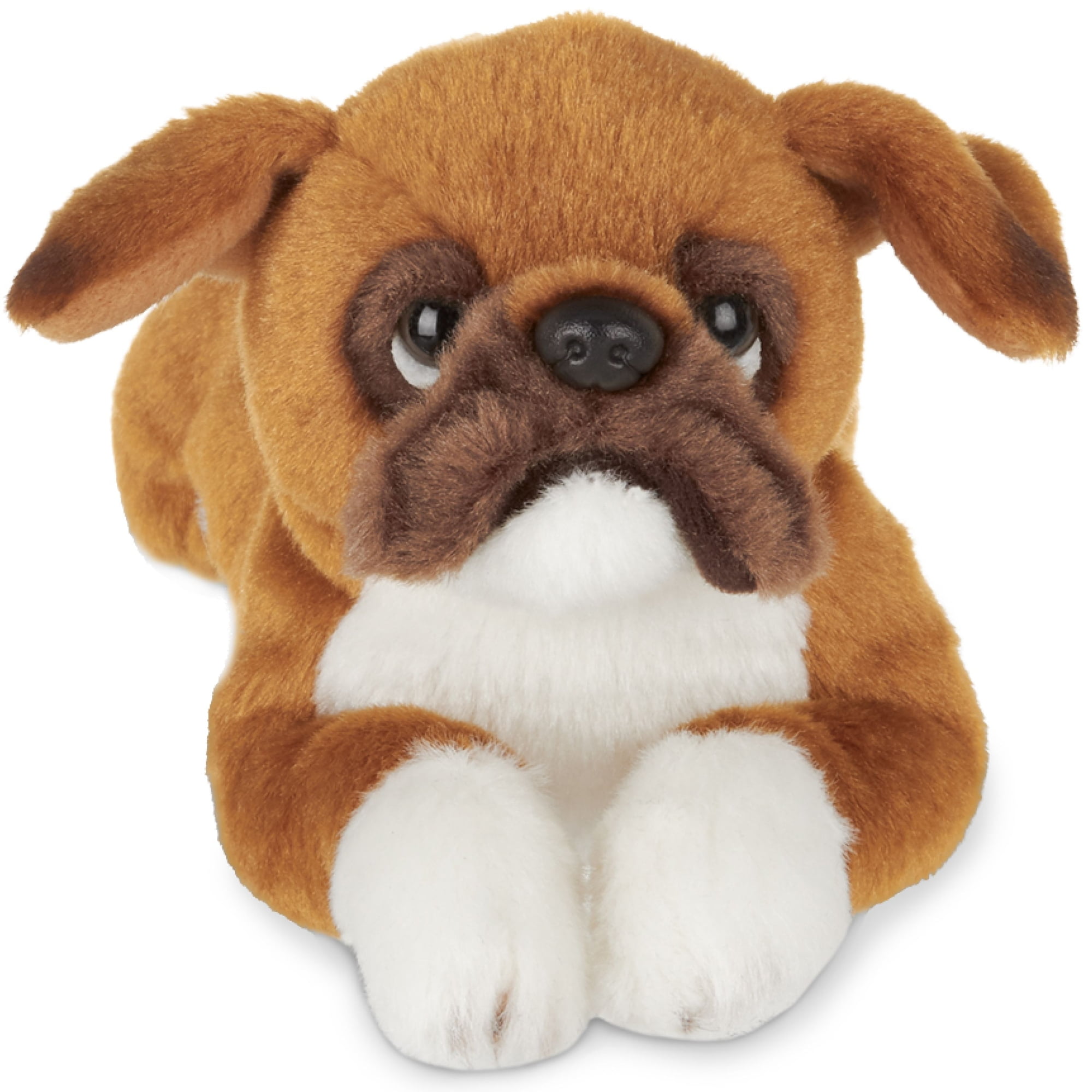 Bearington Lil Roscoe Boxer, 8 inch Plushie Puppy Dog Toy, Cute Real ...
