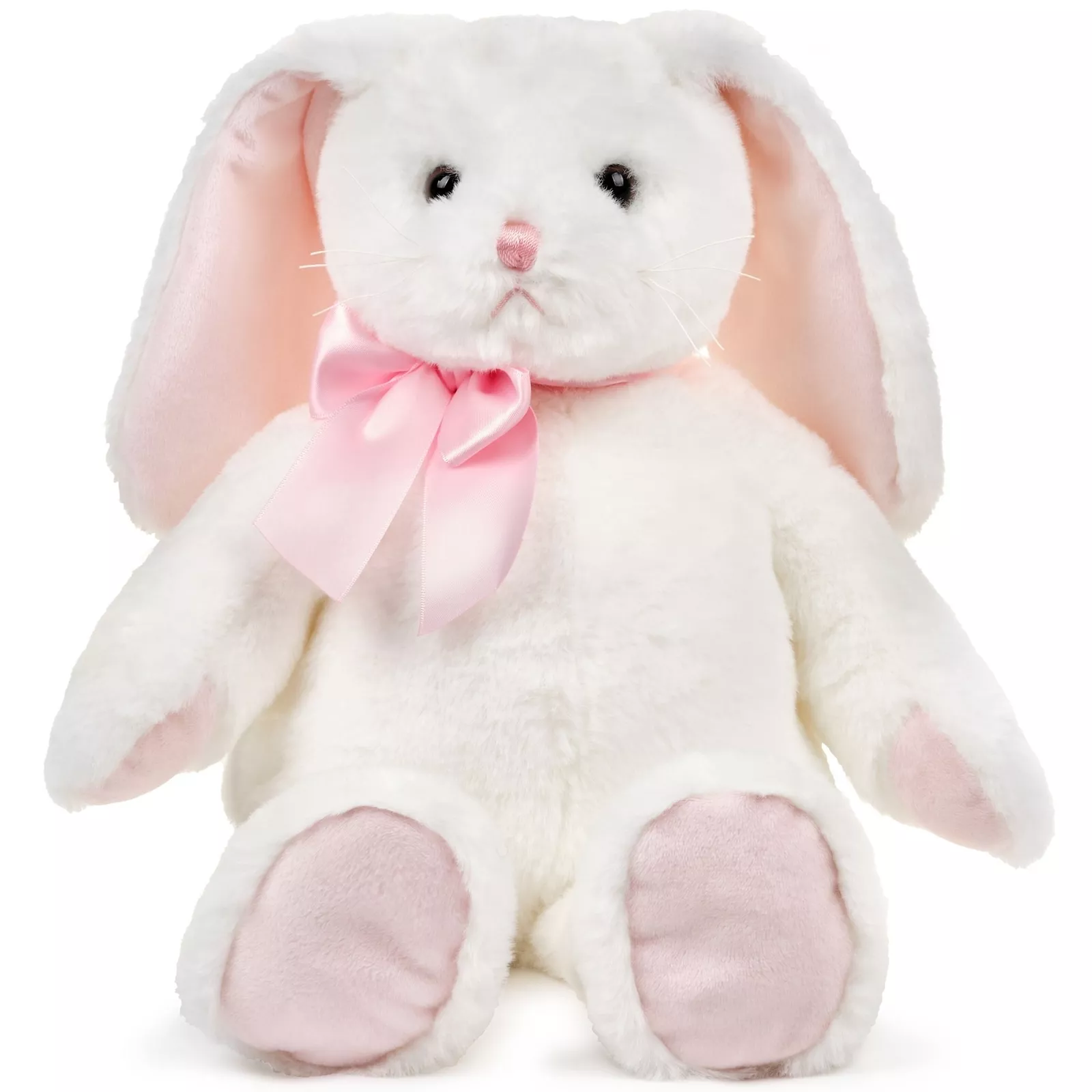 Bearington Loppy Stuffed Bunny Plush, 16 Inch Pink Bunny Stuffed Animal ...