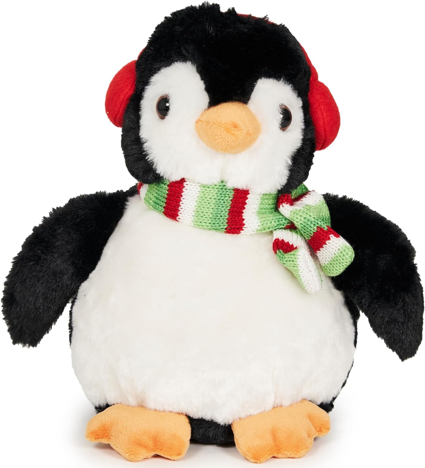 Bearington Mr. Flurry Plush Penguin Stuffed Animal, 10 Inch Christmas ...