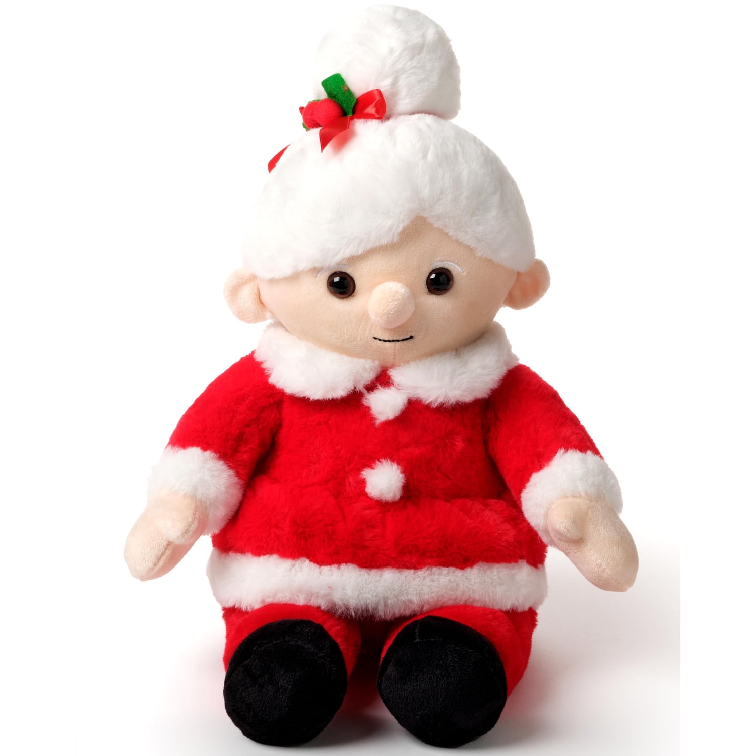Bearington Mrs Santa Claus Stuffed Christmas Plush, 15 Inch Mrs Claus Plush, Ideal Christmas Mrs ...