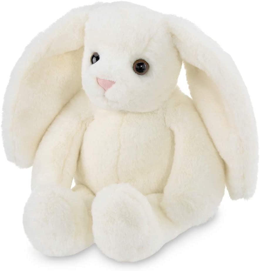 Bearington Nibbs White Plush Stuffed Animal Bunny Rabbit, Adorable ...