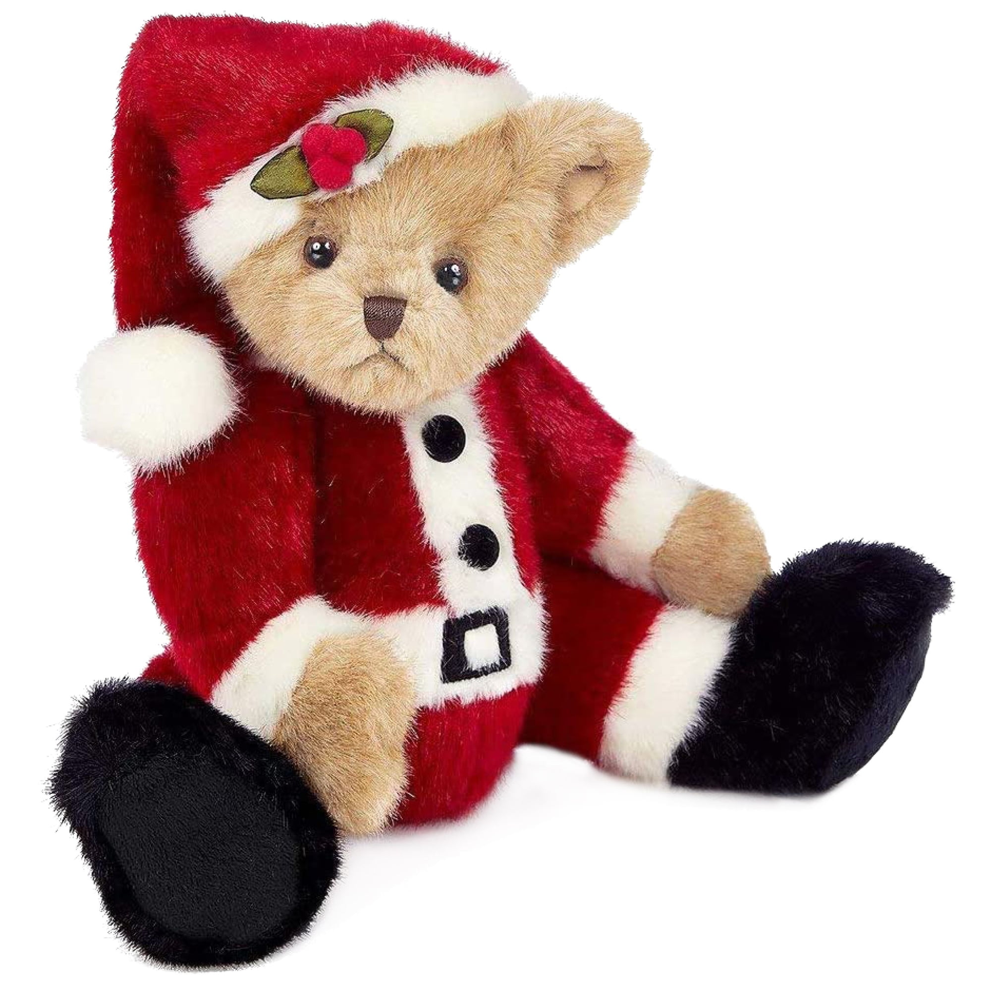 Bearington Papa Santa Bear, 14 Inch Christmas Teddy Bear, Santa Bear ...