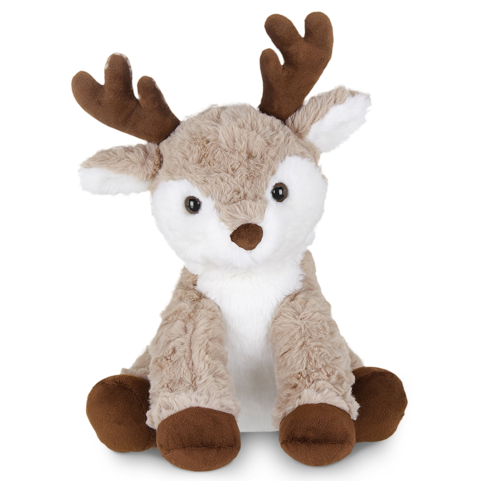 Bearington Reiny Plush Reindeer Stuffed Animal, 11.5 Inch Stuffed ...