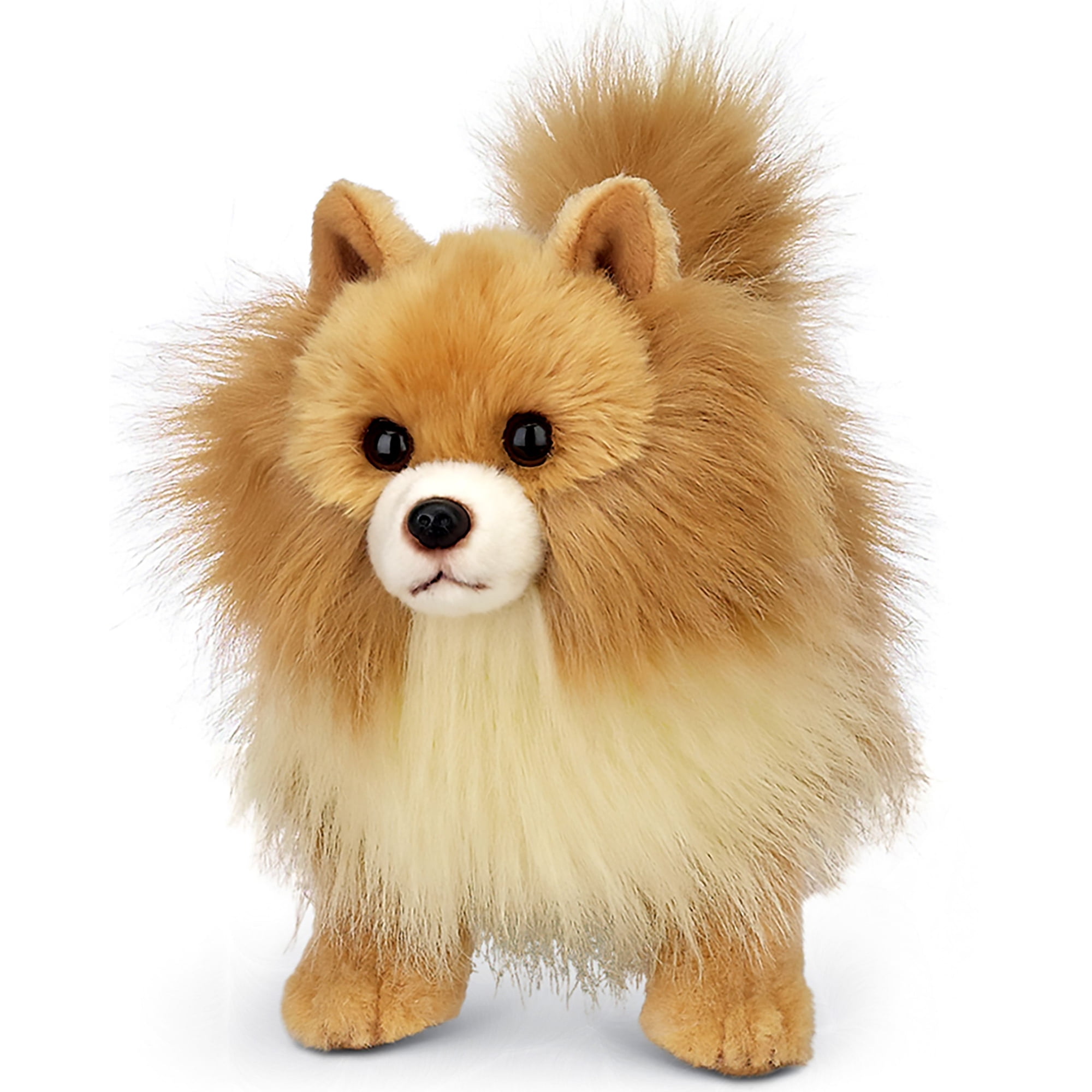 Bearington Rudy Pomeranian Plush Stuffed Animal Puppy Dog, 13 inch ...