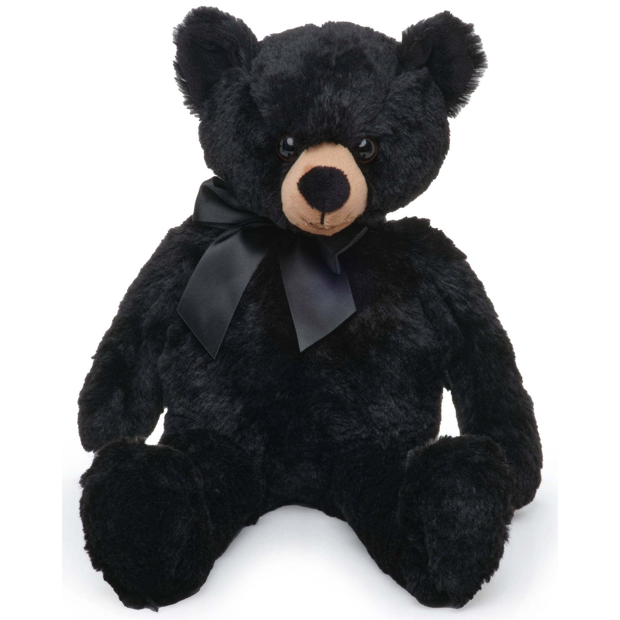 Bearington Scout Plush Stuffed Animal Black Bear Teddy, 16" - Walmart.com