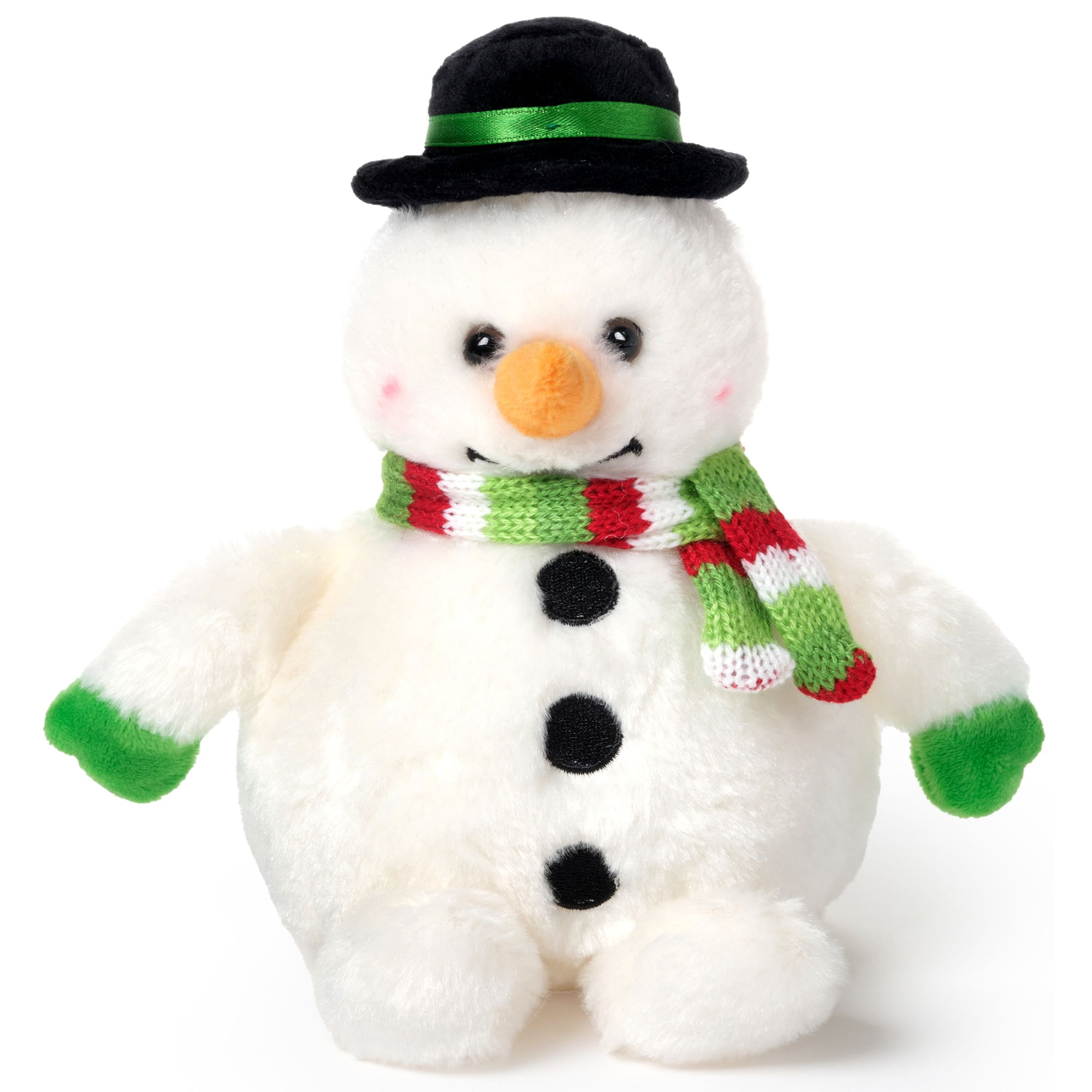 Bearington Snowball Plush Stuffed Animal Snowman, 7 inches - Walmart.com