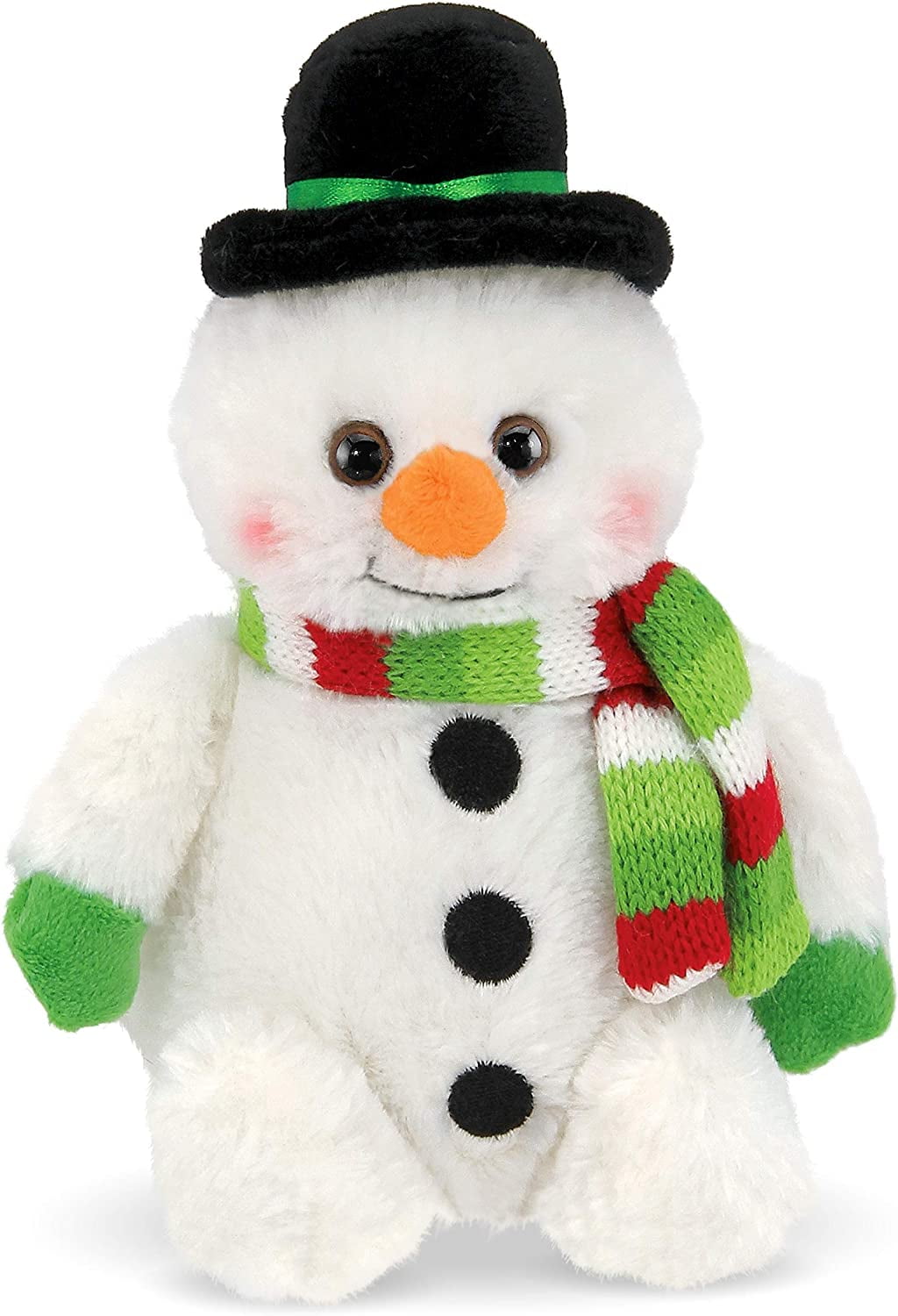 Bearington Snowball Plush Stuffed Animal Snowman, 7 inches - Walmart.com