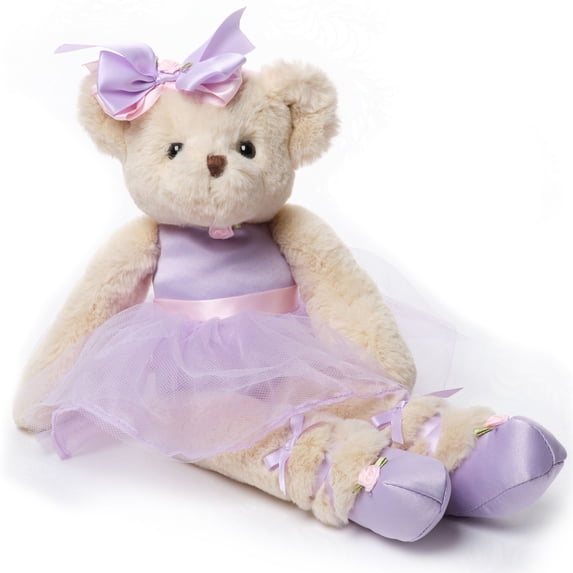 Bearington Tootsie Ballerina Teddy, 15 Inch Plush, Girl Dance Recital ...