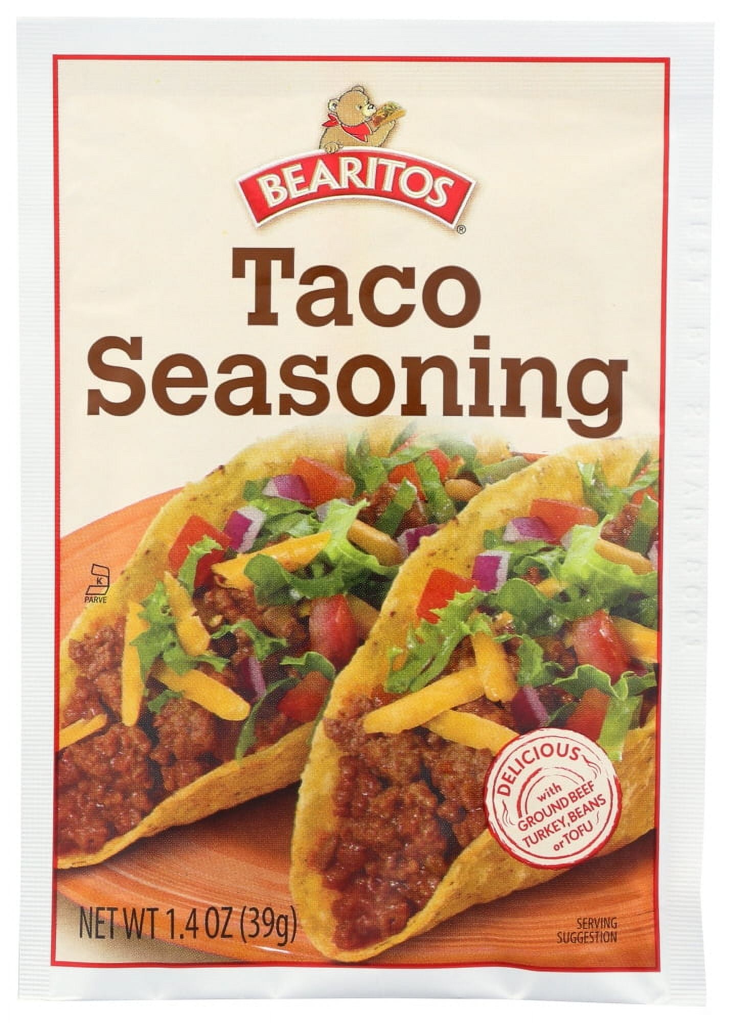 Bearitos Taco Seasoning, 1.4 Oz. Packet, Pack Of 12 - Walmart.com