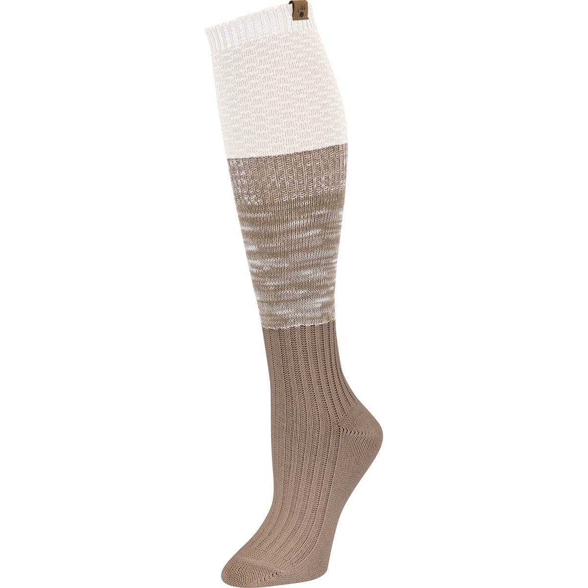 Bearpaw Bearpaw Mix Texture Color Block Knee High Socks for Women ...