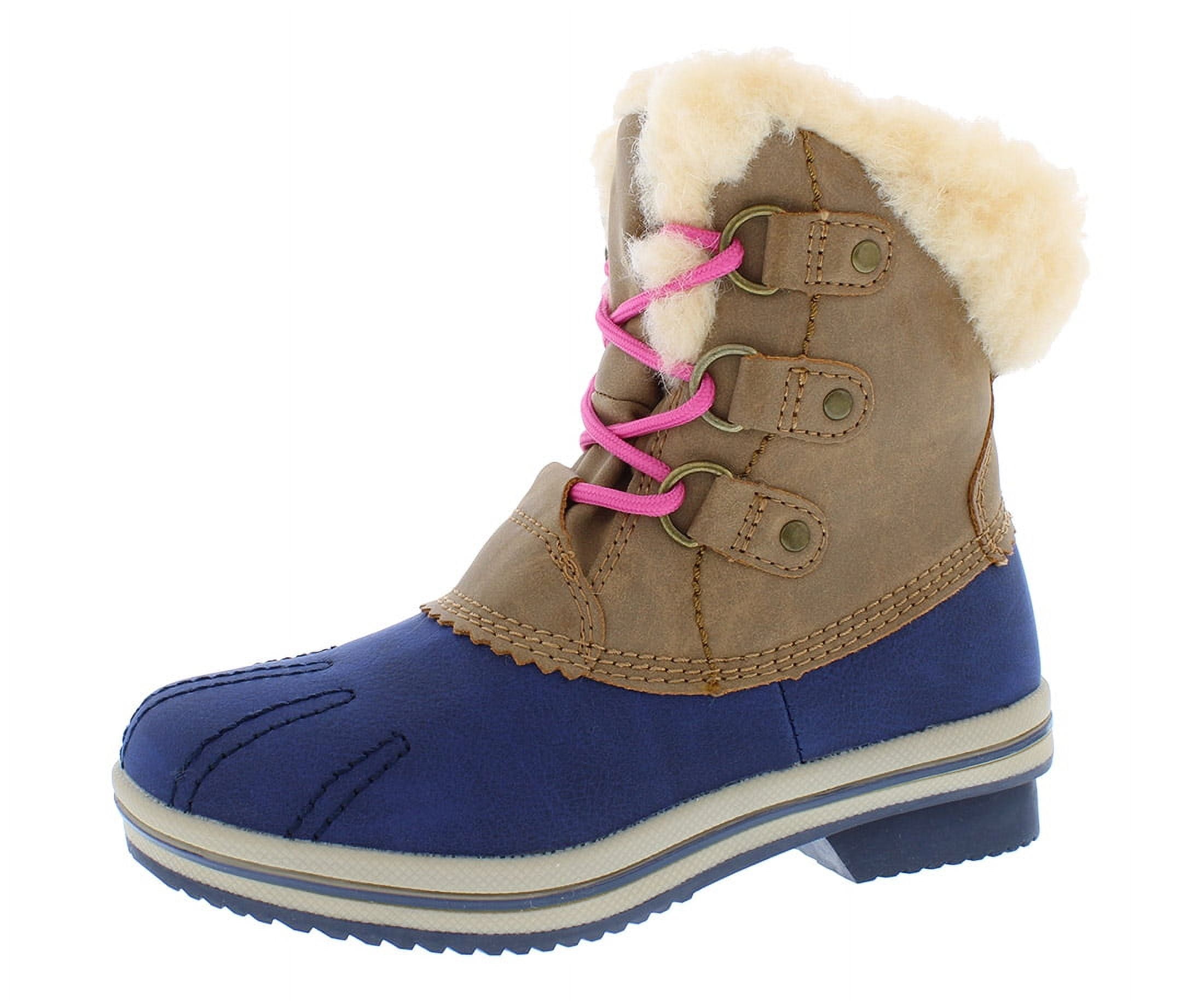 Bearpaw Everly Youth GS Girls Shoes Size 1, Color: Hickory/Navy ...