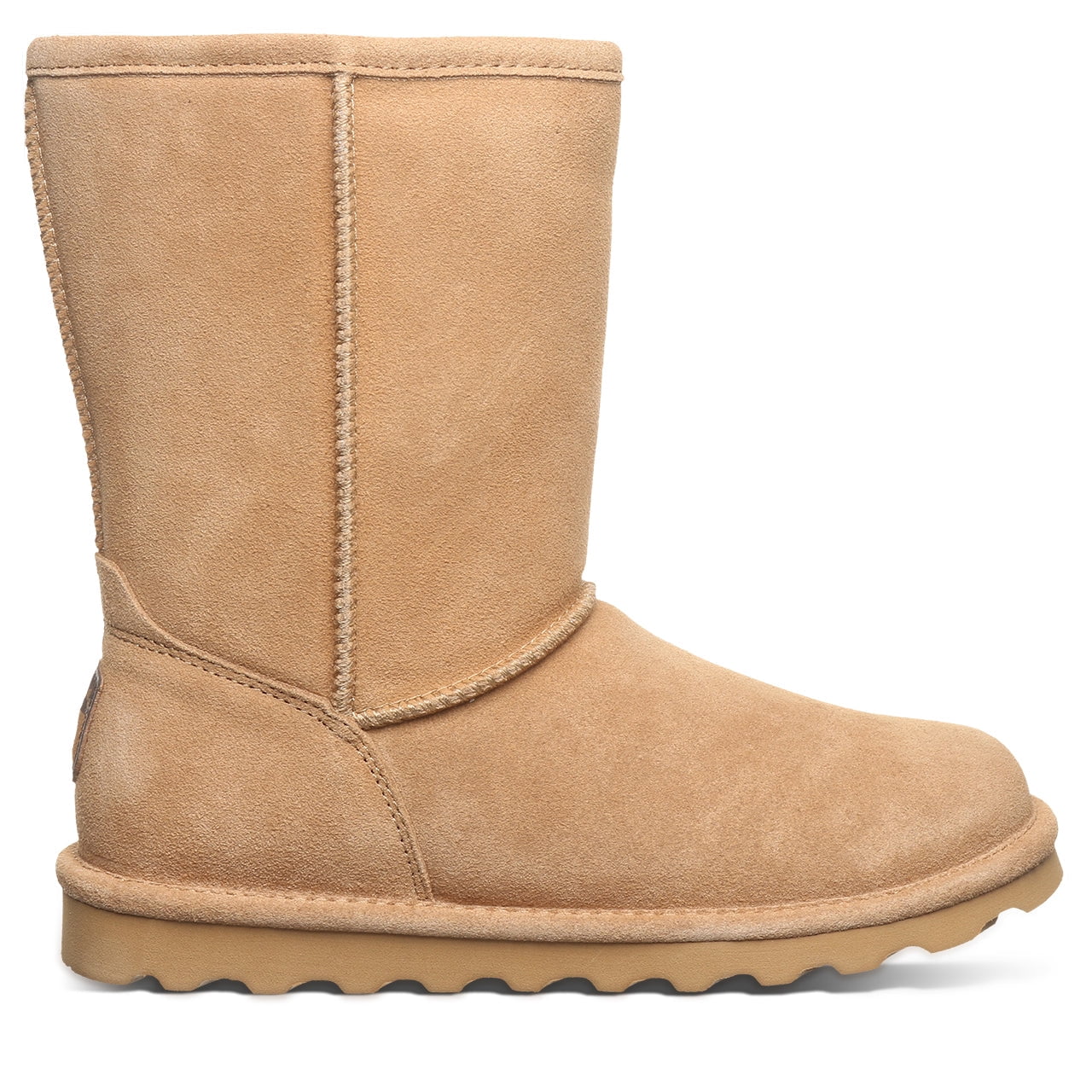 BEARPAW Women's Elle Short Iced Coffee Size 9 | Classic Suede Pull On ...