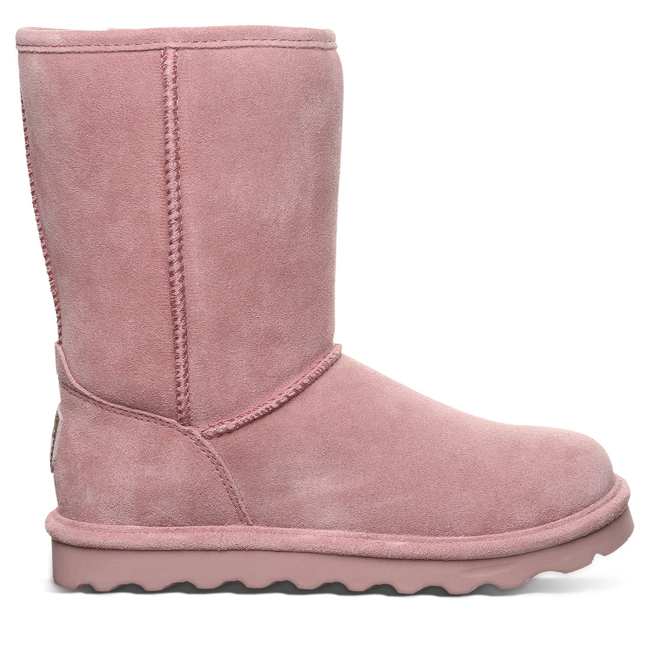 BEARPAW Women's Elle Short Winter White Size 7 | Classic Suede Pull On ...