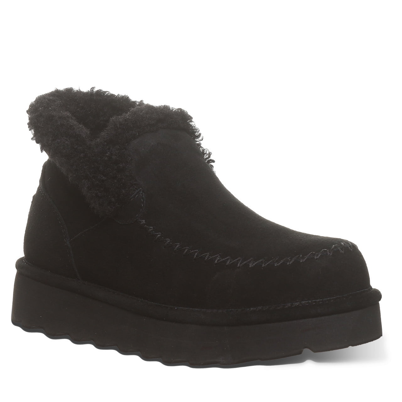 BEARPAW Women's Maeve Platform Lo Black Size 11 | Women's Boot Classic ...