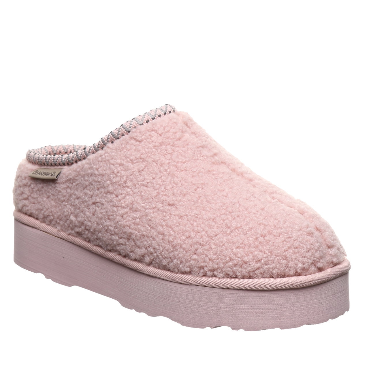 Bearpaw Women's Pale Pink Snuggle Martis Slippers - Walmart.com