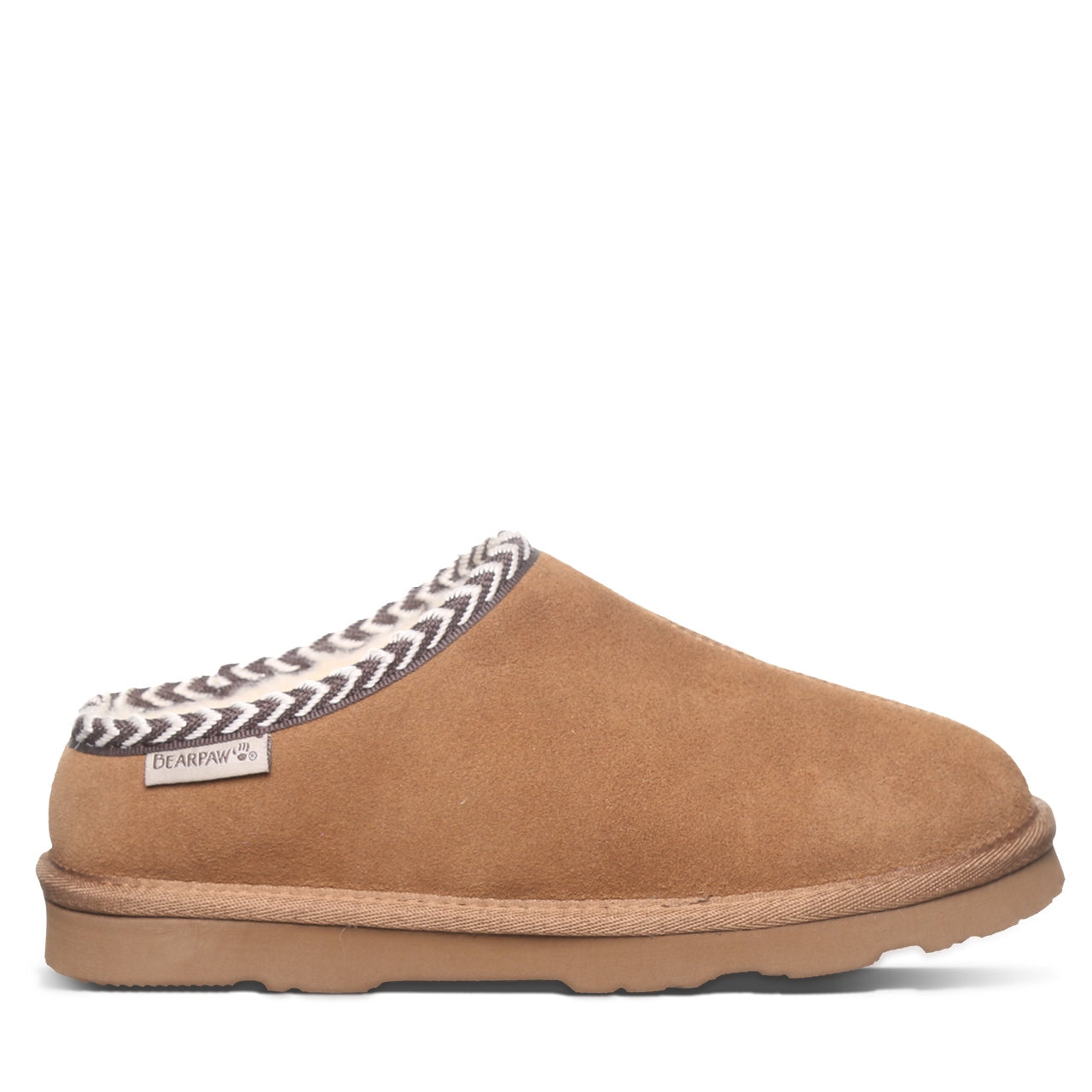 BEARPAW Women's Tabitha Slipper Hickory Size 8 | Comfortable ...