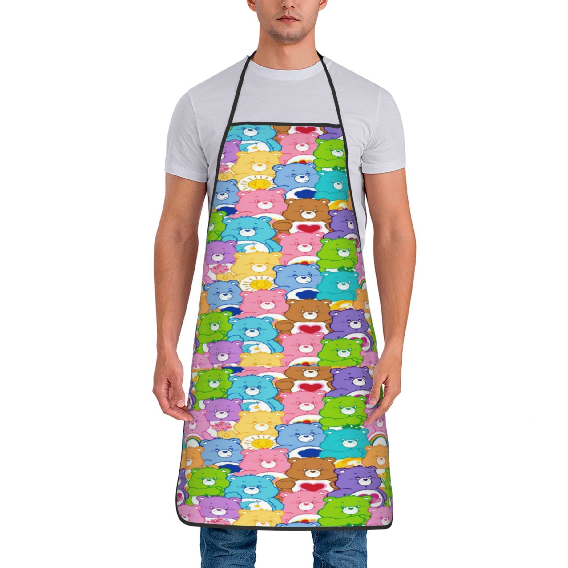 Bears Aprons for Women Men Waterproof Apron Kitchen Chef Cooking BBQ ...