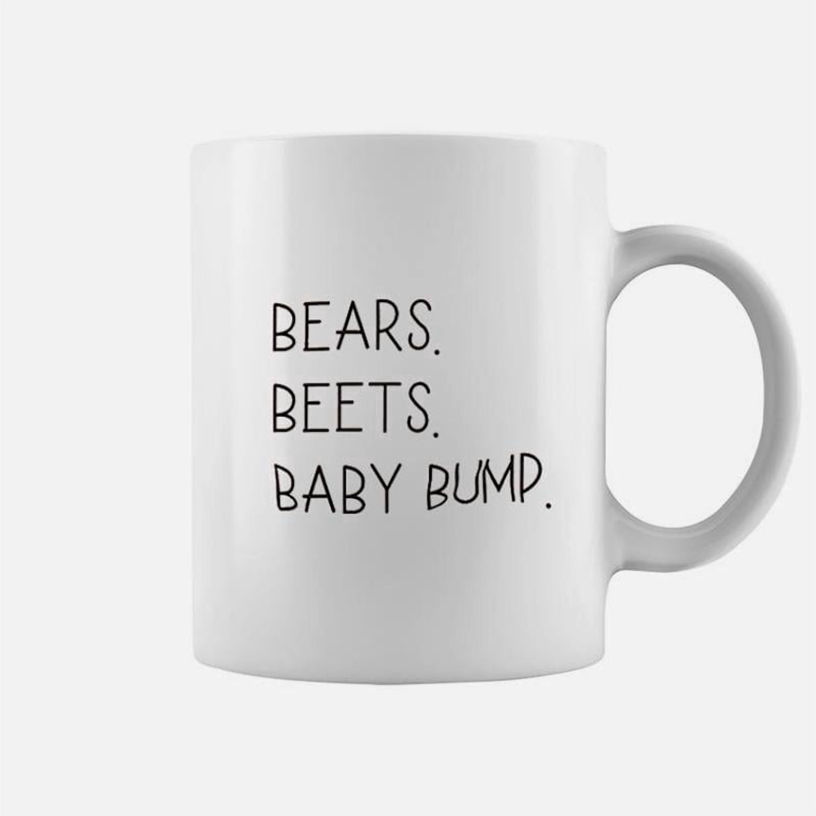 Bears Beets Baby Bump Mommy To Be Coffee Mug - Walmart.com