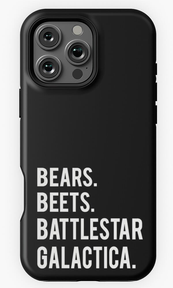 Bears Beets Battlestar Galactica Meme Phone Case Compatible with iPhone ...