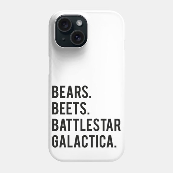 Bears Beets Battlestar Galactica Office Compatible Phone Case for ...