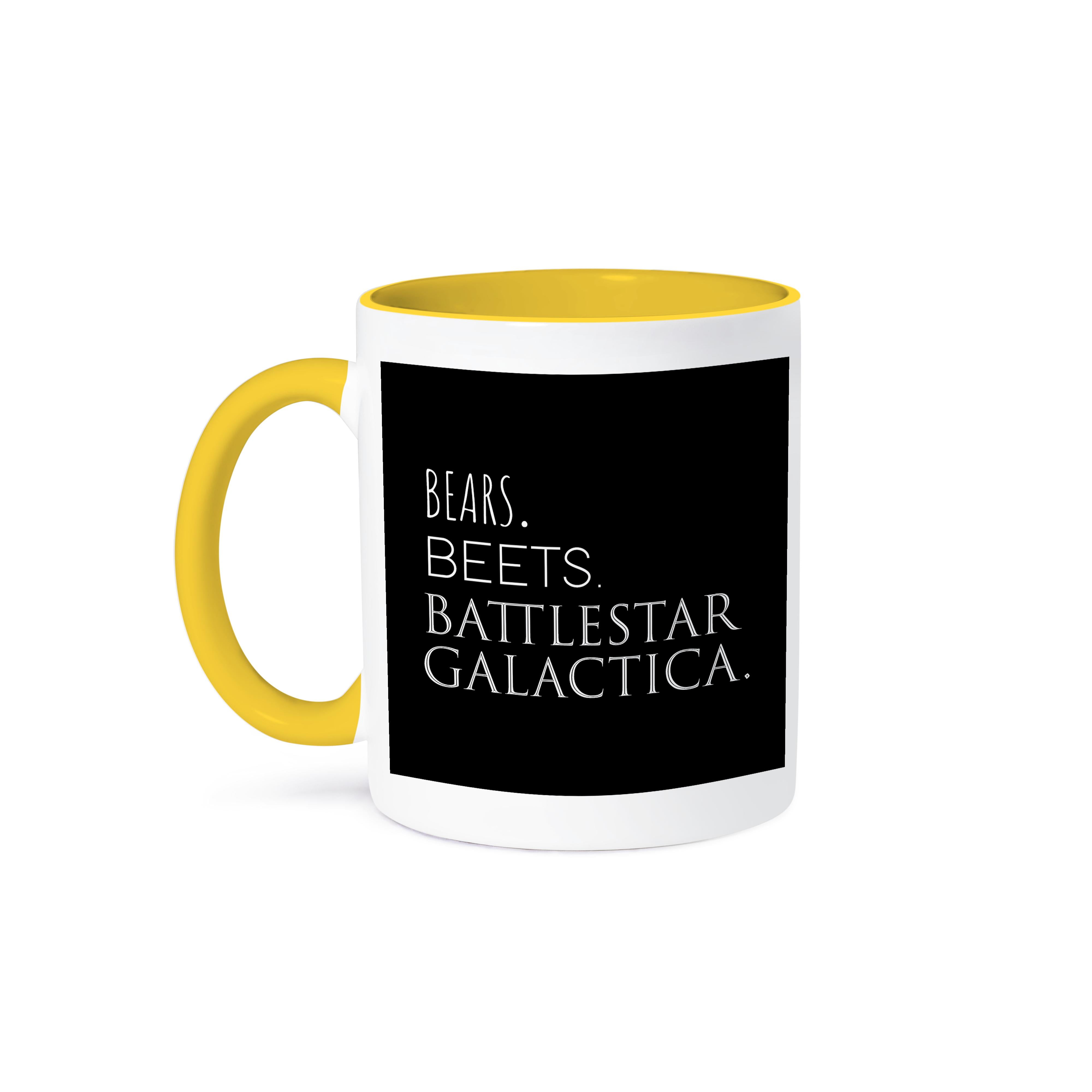 3drose, Bears. Beets. Battlestar Gallactica. White Letters on Black ...
