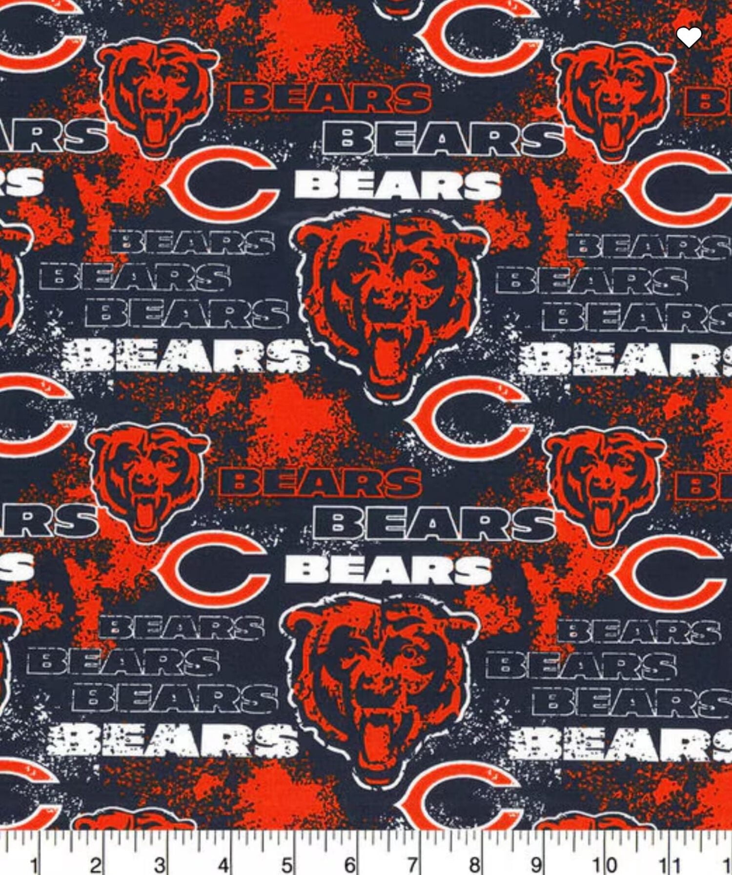 Bears Distressed Cotton Fabric - Walmart.com