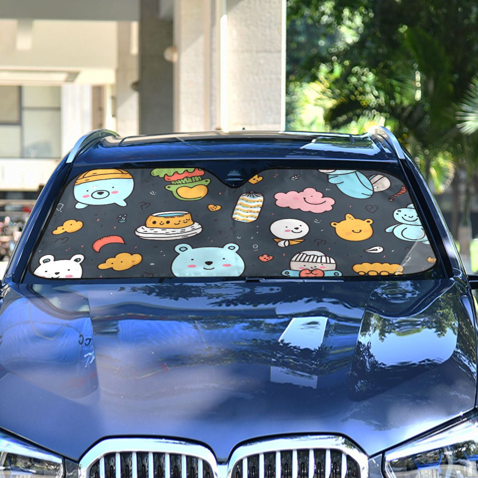 Bears Foods Automotive Front Car Windshield Sun Shade Reflector ...