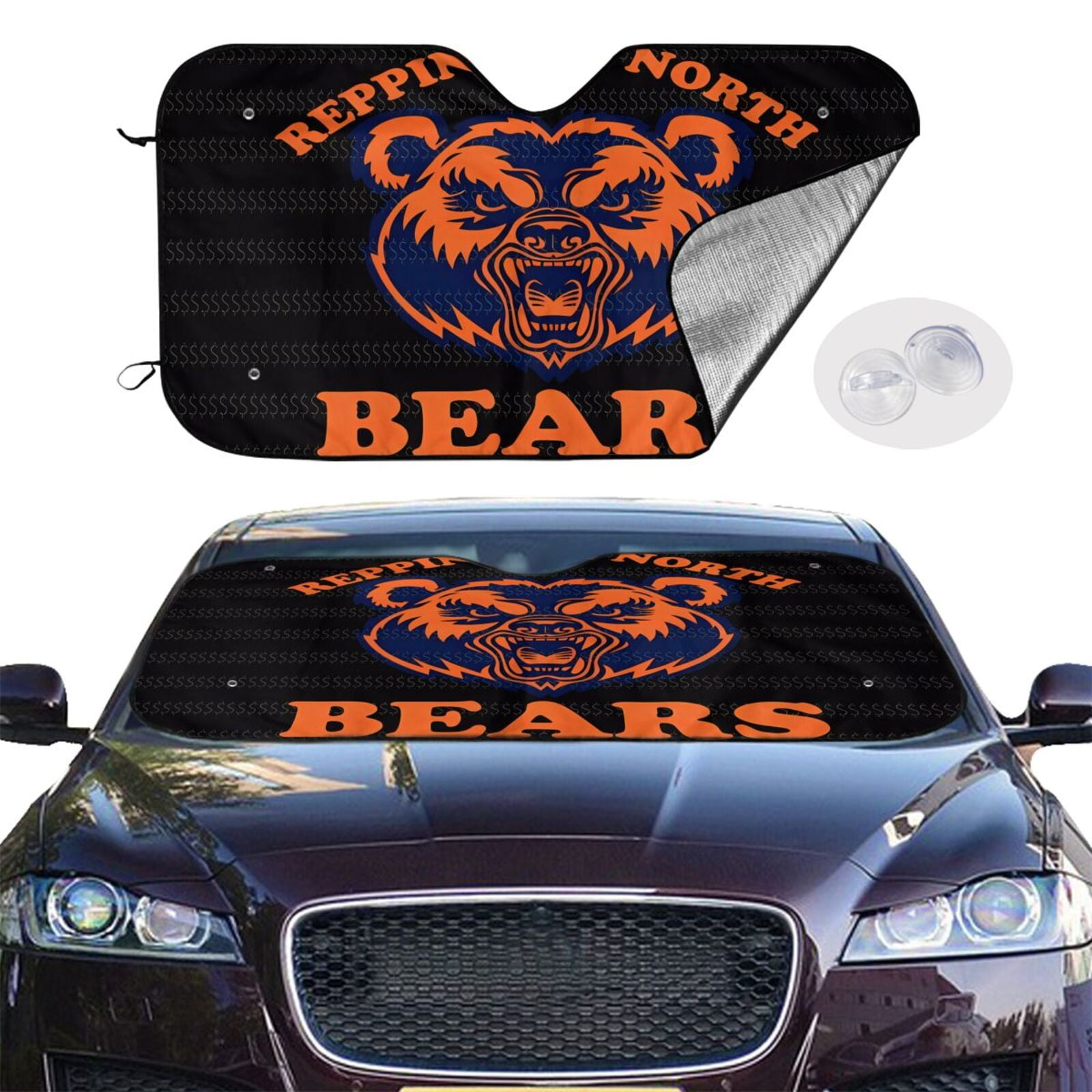 Bears Football Team Car Glass Visor, Protect Car from Sun and Heat ...