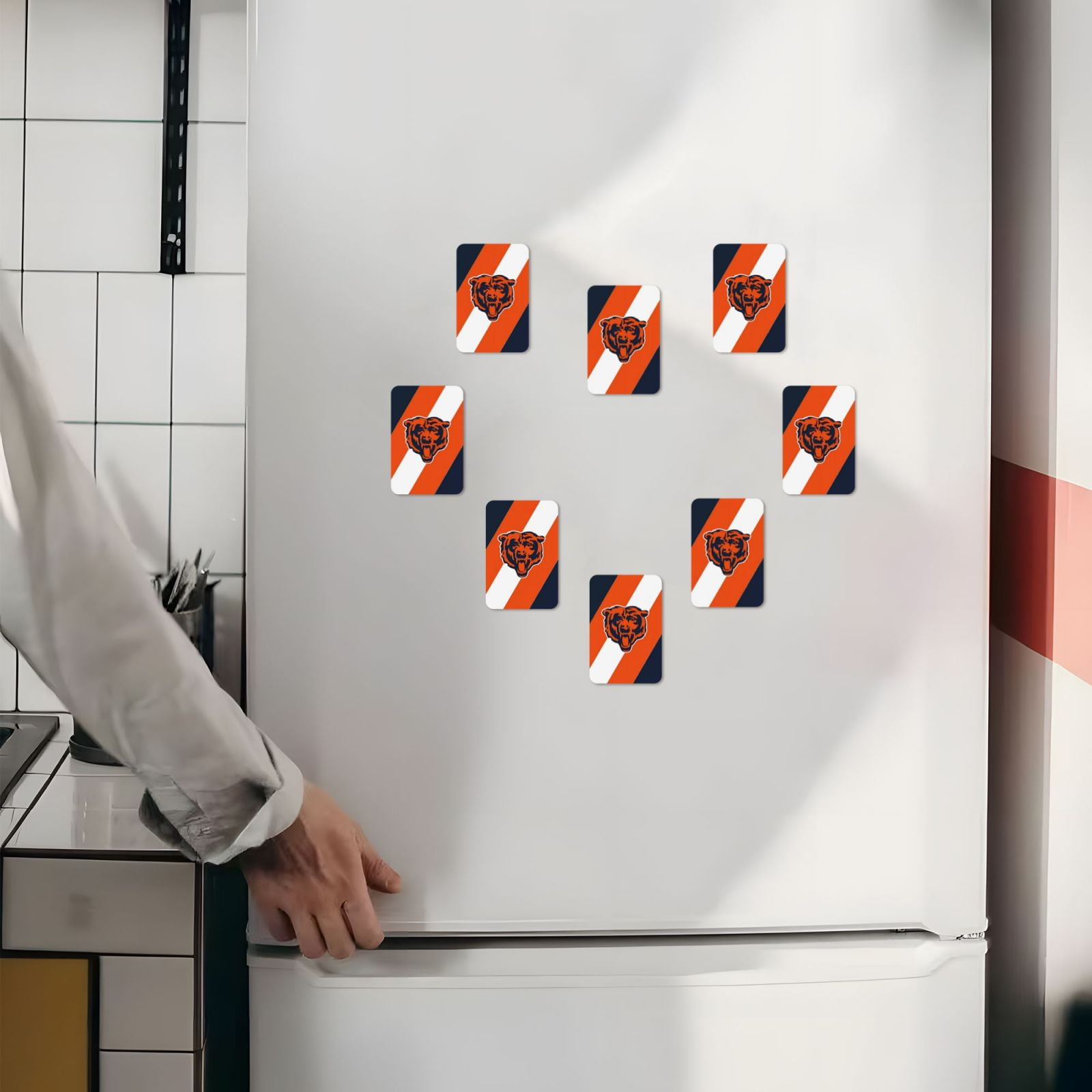 Bears Football Team Customized Single-Sided Acrylic Refrigerator ...