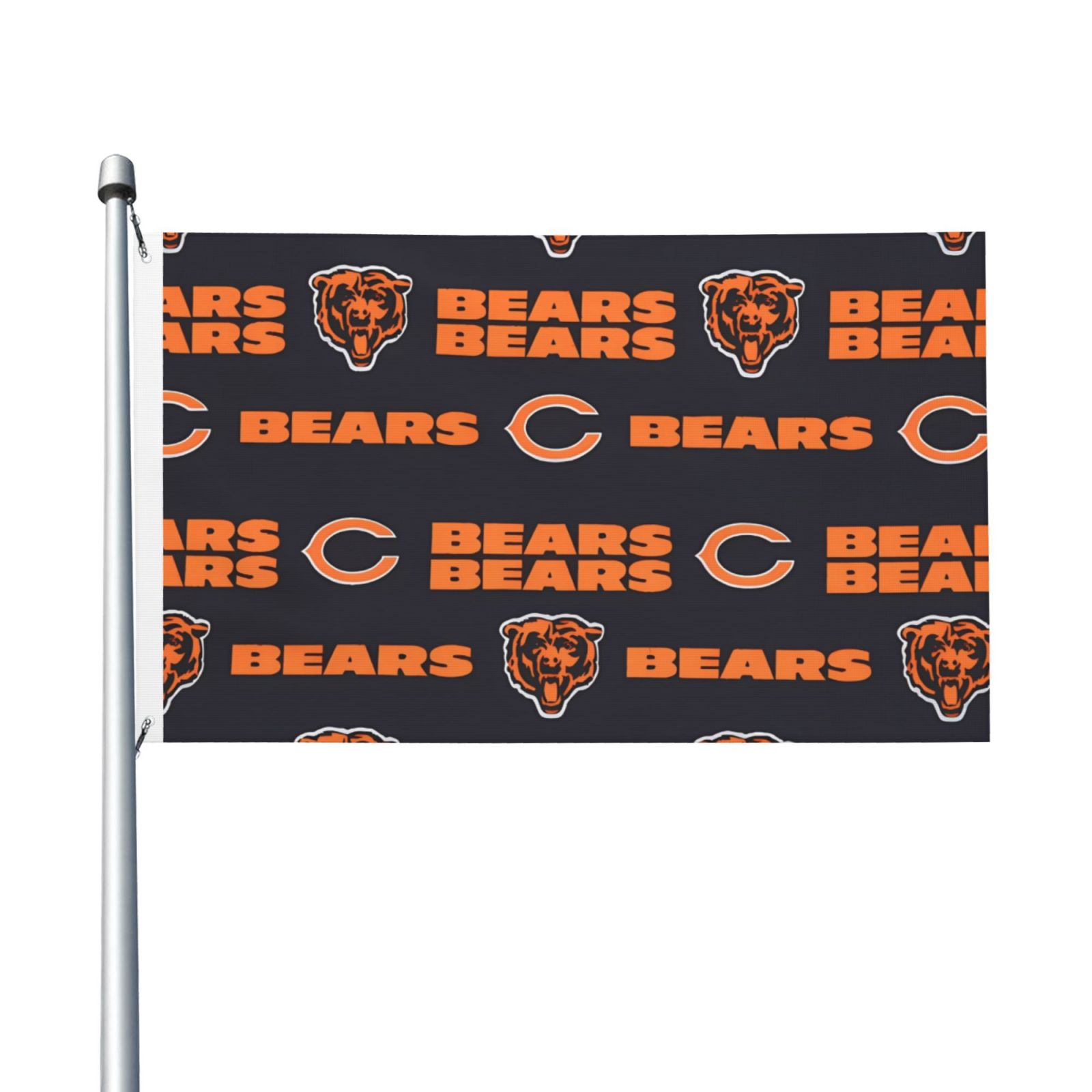 Bears Football Team Double Sided Support Flag, Outdoor Decorative Flag ...