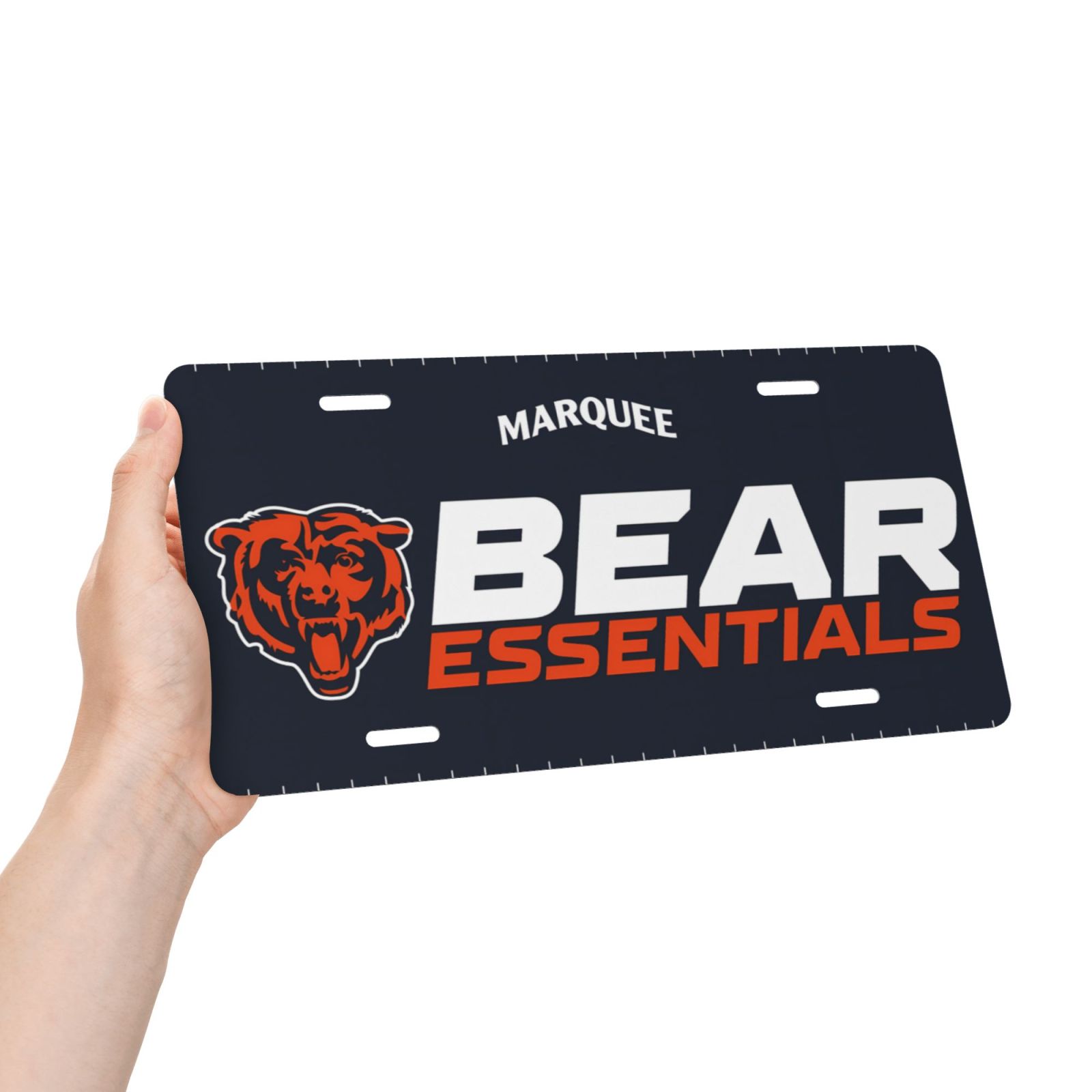 Bears Football Team Fan Car License Plate - Car Aluminum Decorative ...