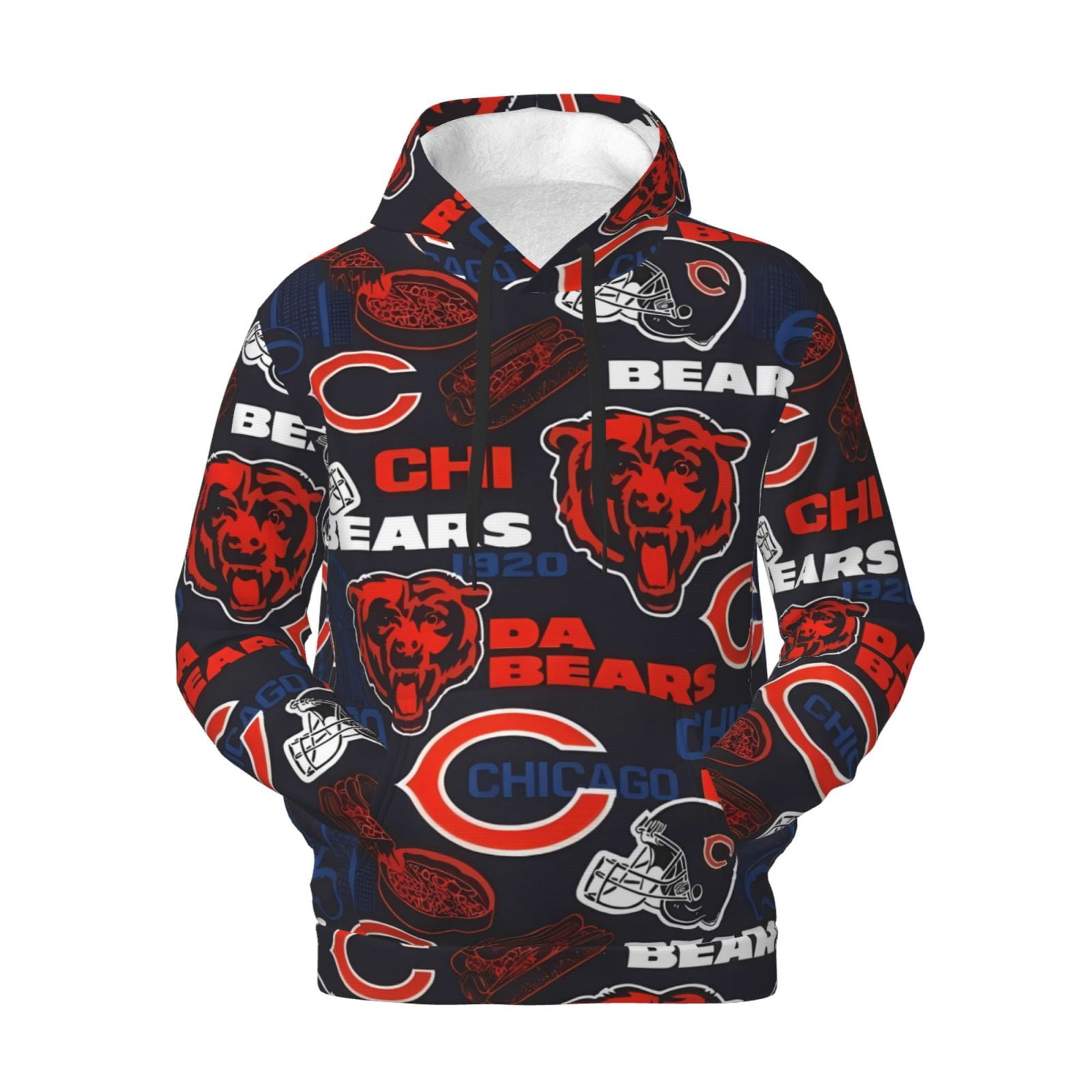 Bears Football Team Hooded Sweatshirts for Men and Women, Crew Neck ...
