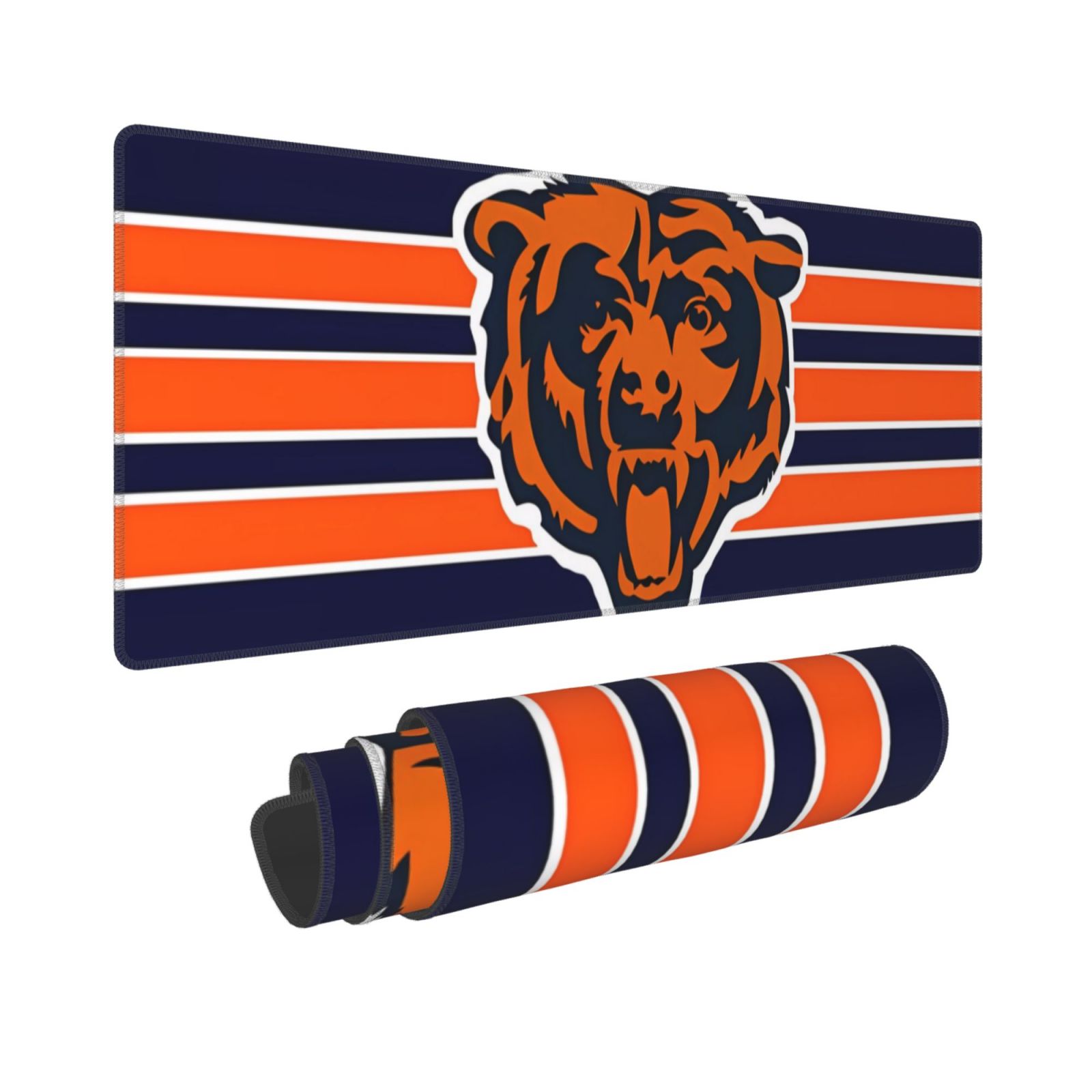 Bears Football Team Theme Logo Mouse Pad, Extra Large Rubber Keyboard ...