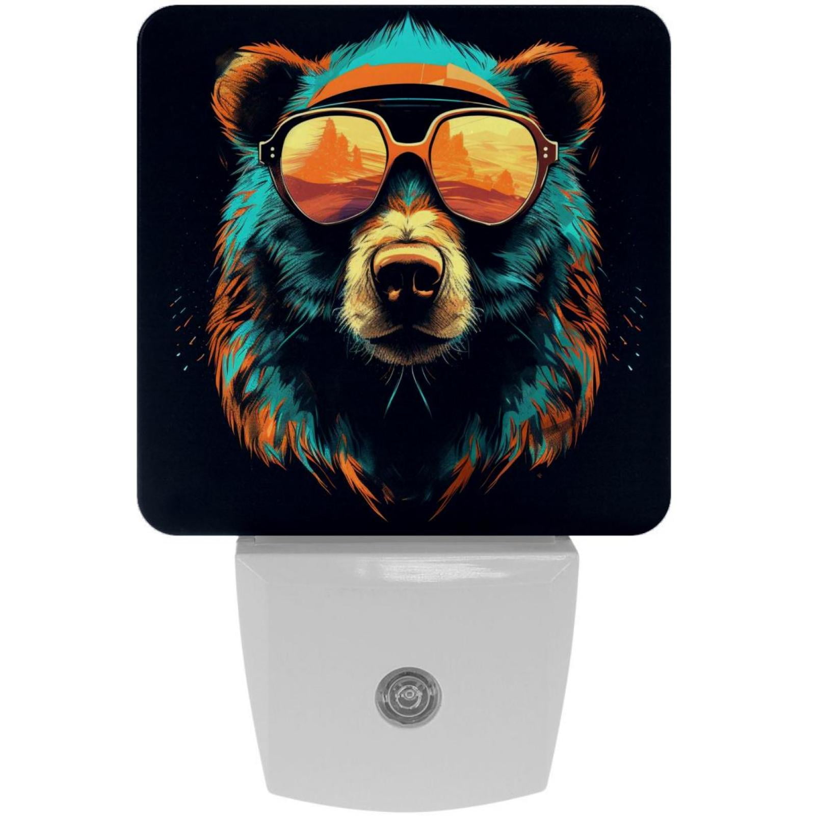 Bears LED Square Night Lights - Energy Efficient and Stylish Bedroom ...