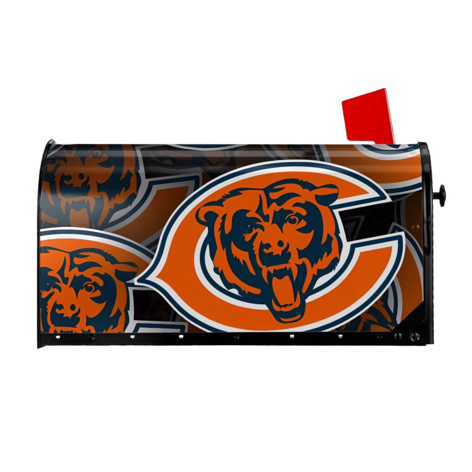 Bears Mailbox Magnetic Cover Custom Football Team Logo Print Letter Box ...