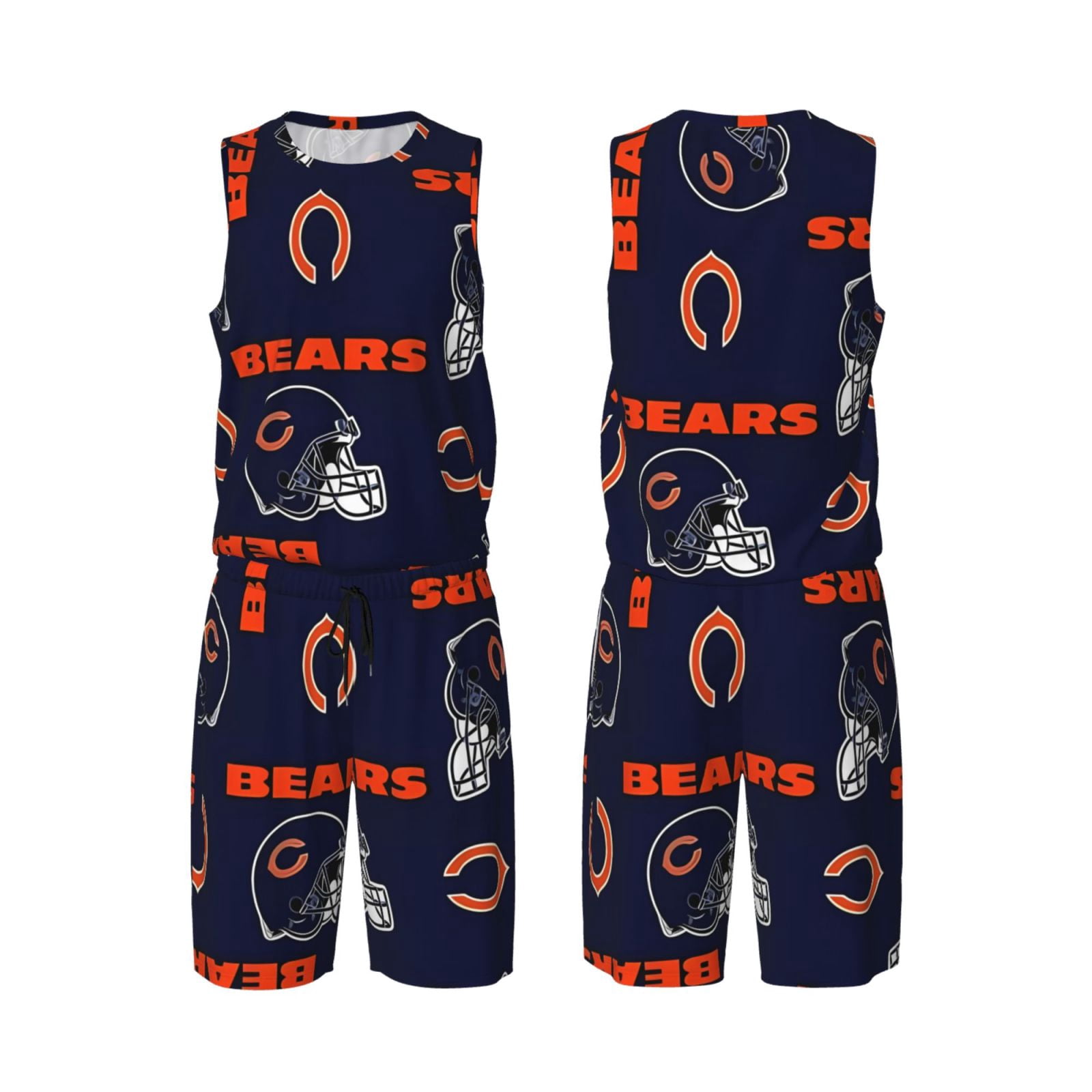 Bears Men’s Basketball Uniform Set Men Basketball Jersey and Shorts ...