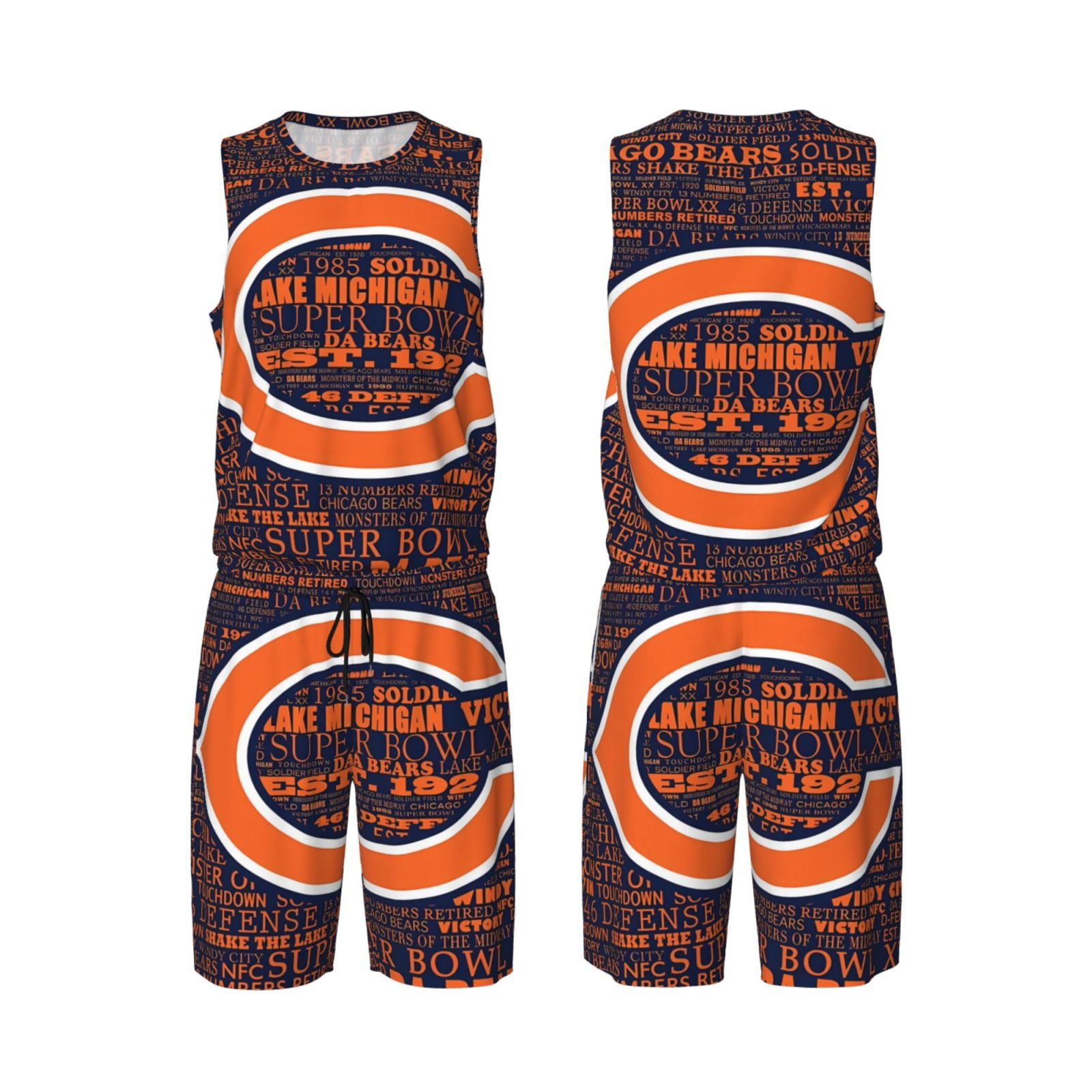 Bears Men’s Basketball Uniform Set Men Basketball Jersey and Shorts ...
