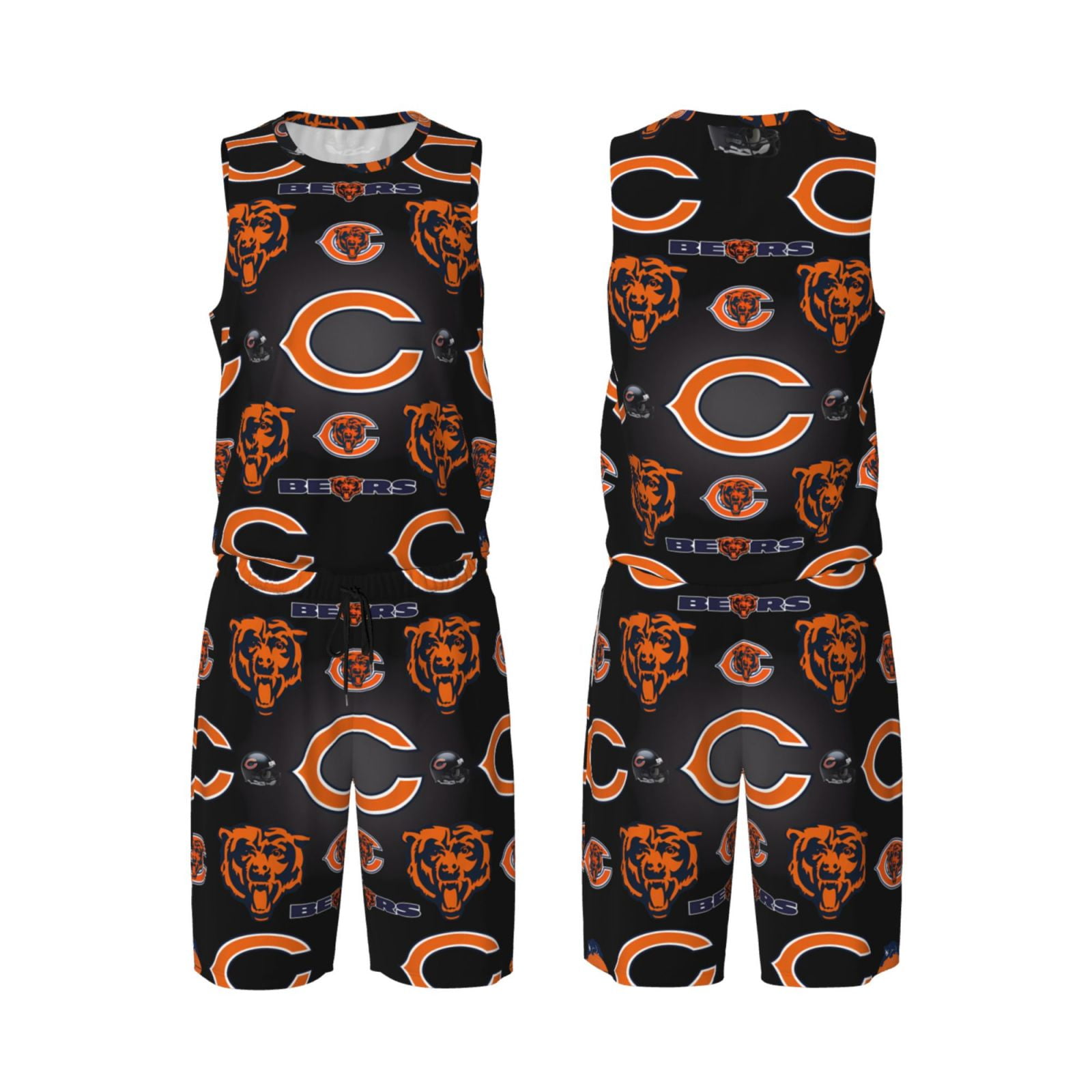 Bears Men’s Basketball Uniform Set Men Basketball Jersey and Shorts ...