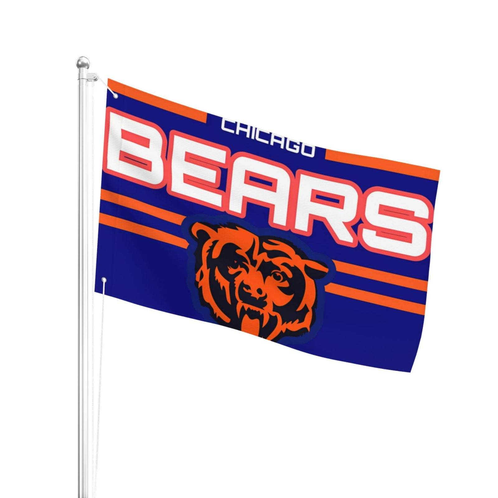 Bears Three Layer personalized Double Sided Flag Football Fans National ...