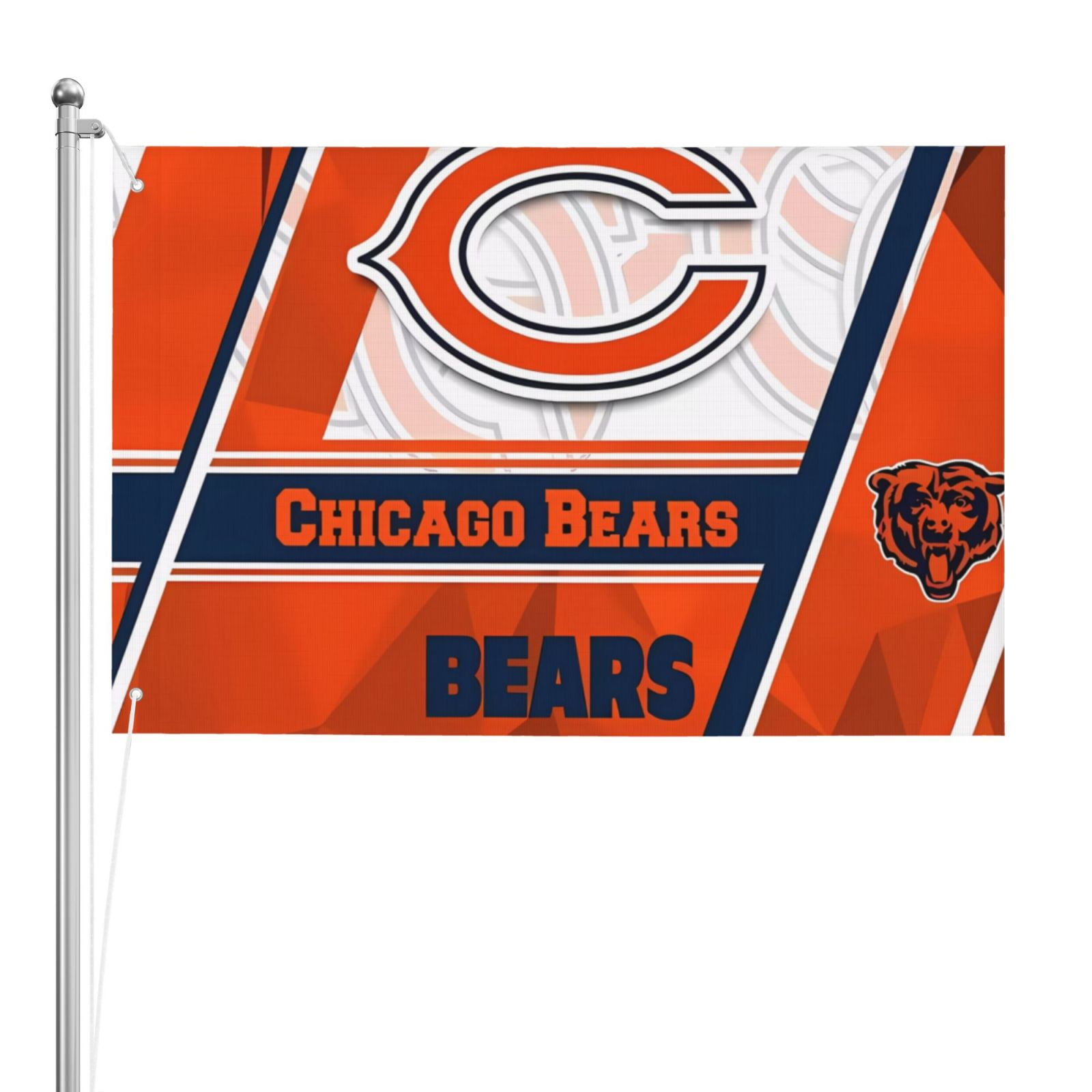 Bears Three Layer personalized Double Sided Flag Football Fans National ...