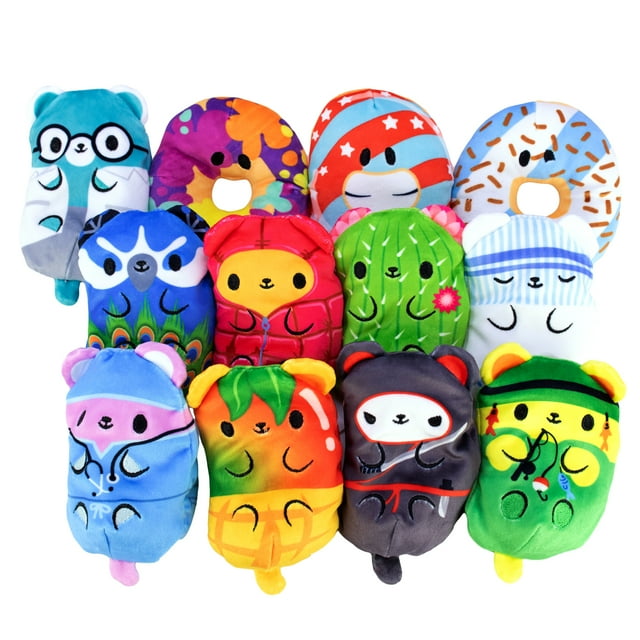 Bears Vs Donuts 1pc Mystery Bags 4in Bean Filled Plushies: Collectibles for Ages 4 + - Walmart.com