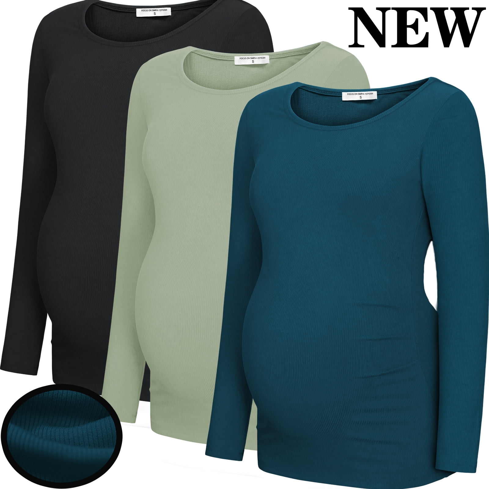 Customer reviews for Bearsland Women's Long Sleeve Maternity Shirts ...