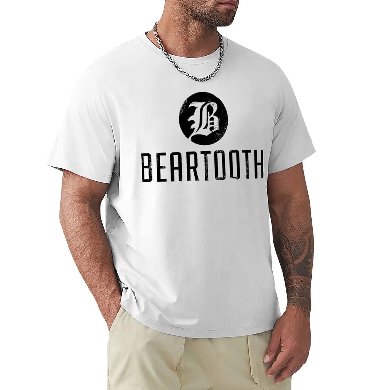 Beartooth Classic T-shirt sports fans animal prinfor boys men graphic t ...