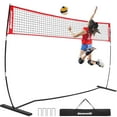 Bearwill, Portable Volleyball Net, 12FT System, Height Adjustable ...