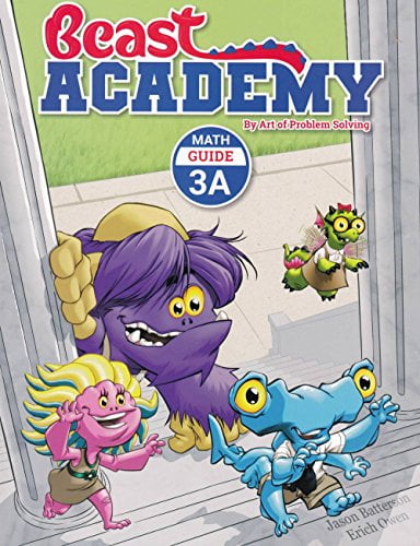 Pre-Owned Beast Academy Math 3A Guide and Practice Bundle 2-Book Set ...