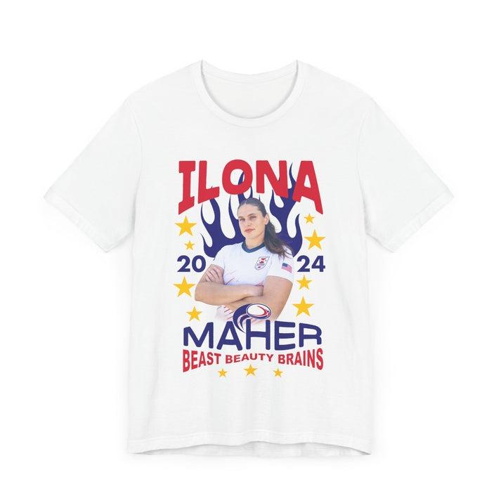 Beast Beatuy Brains. Ilona Maher T. Summer Game 2025 Unisex Comfort Tee ...